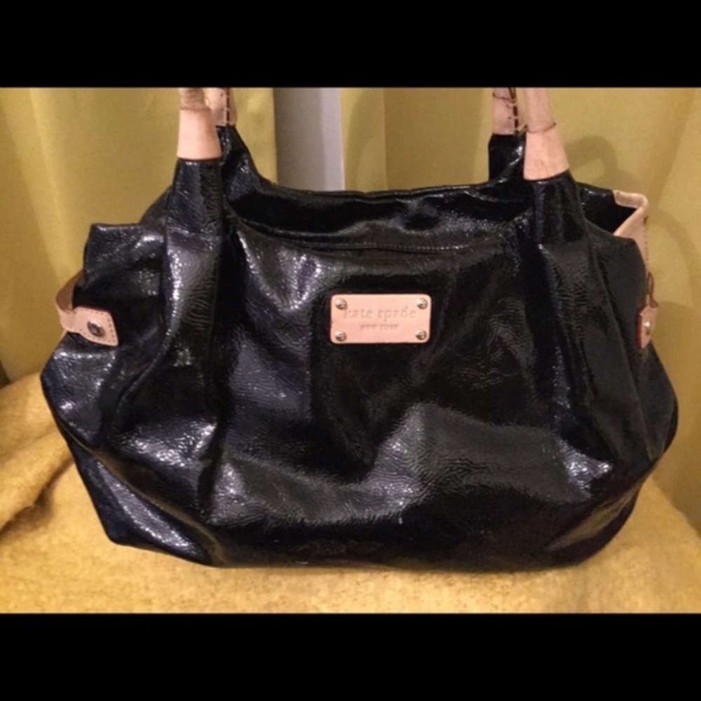 Rare Gorgeous Patent Leather Kate Spade Tote - Gem